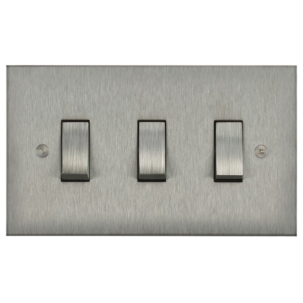 Focus SB Horizon Square Corners NHSS11.3 trimless 3 gang 20 amp 2 way ...