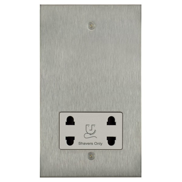Focus SB Horizon Square Corners NHSS36.1W shaver socket (110/240V) in ...