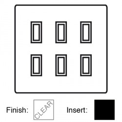Focus SB Prism P14.1/PB 1 Gang 20 amp 2 Way Metal Toggle Switch in ...