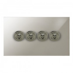 Focus SB True Edge Polished Nickel with white inserts at UK Electrical ...