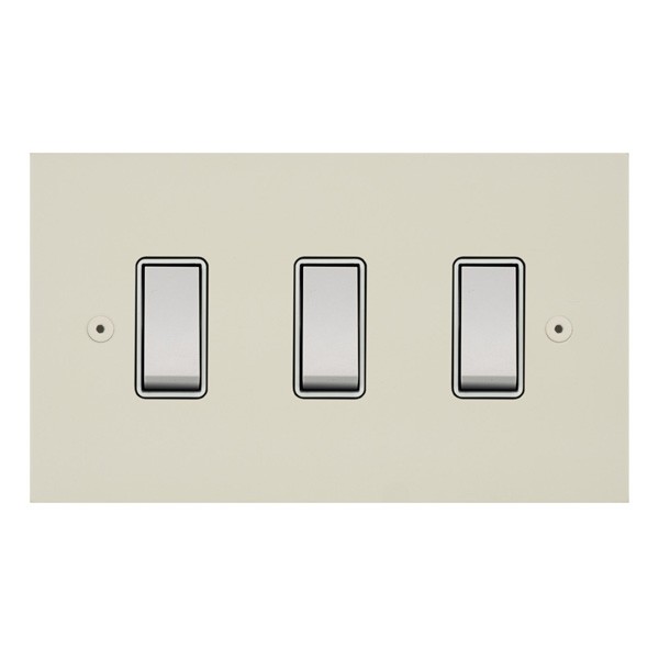 Focus SB True Edge TEAPW10.3W 3 gang 20 amp 2 way rocker switch in ...