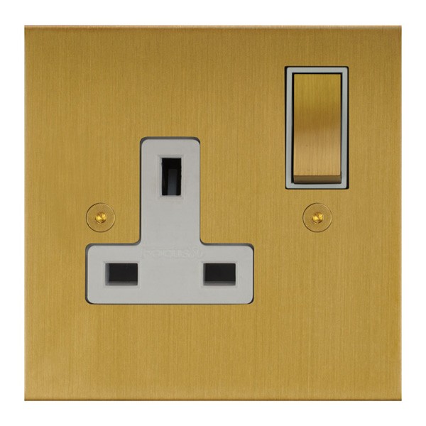 Focus SB True Edge TEASB18.1W 1 gang 13 amp switched socket in Satin ...