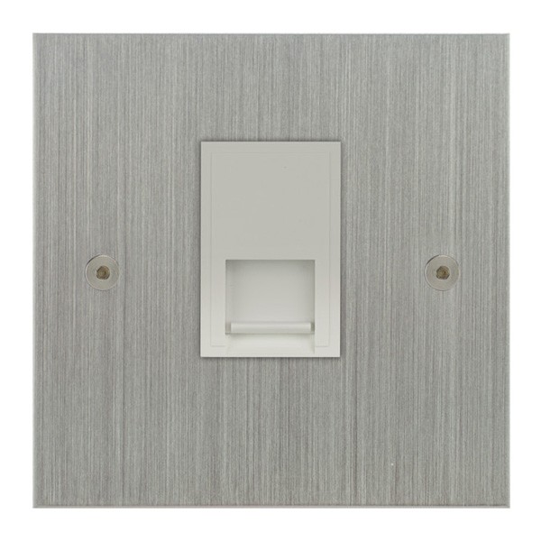 Focus SB True Edge TEASC24.1W 1 gang master telephone socket in Satin ...