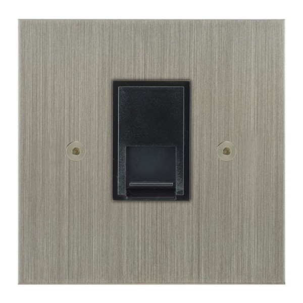 Focus SB True Edge TEASN24.1B 1 gang master telephone socket in Satin ...