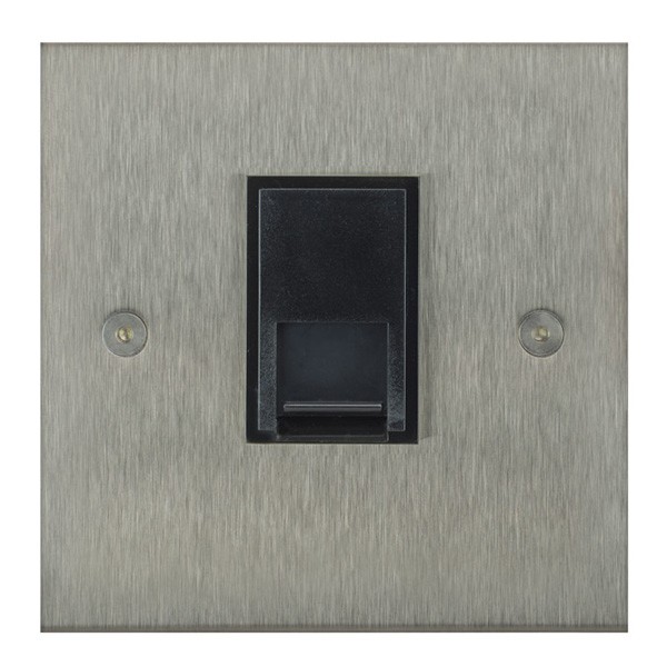 Focus SB True Edge TEASS24.1B 1 gang master telephone socket in Satin ...