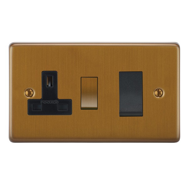 Focus SB Victorian VBA34.1B 45 amp cooker control switch and 13 amp ...