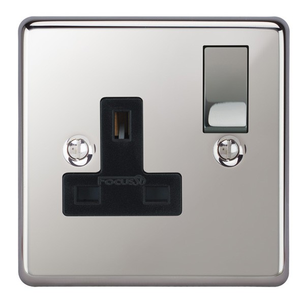 Focus SB Victorian VPC18.1B 1 gang 13 amp switched socket in Polished ...