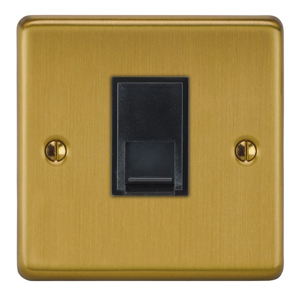 Focus SB Victorian VSB24.1B 1 gang master telephone socket in Satin ...