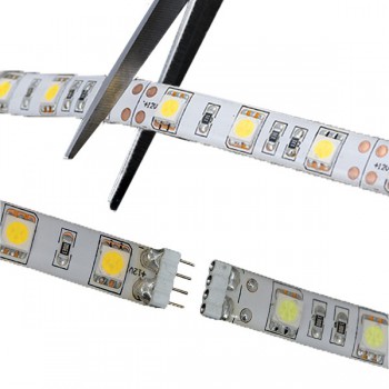 Ansell Lighting Cobra 100mm Cool White Flexible Plug and Play LED Strip ...