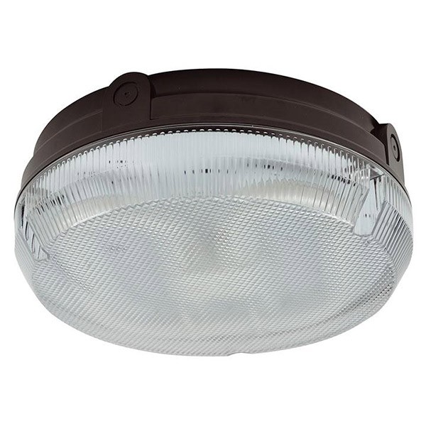 Ansell Lighting Delta CFL 16W Black Bulkhead with Prismatic Diffuser | UKES