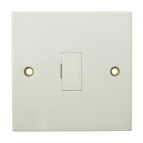 BG Electrical White PVC Unswitched Fused Connection Unit | UKES