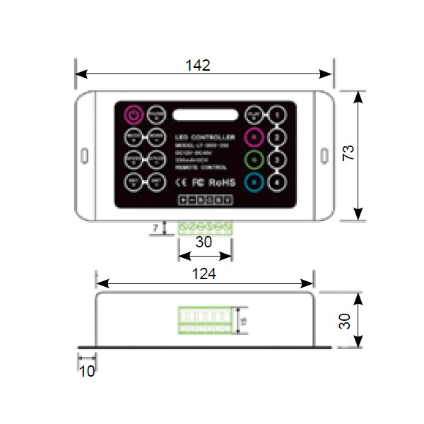 Ansell Lighting LED RGB 350mA Constant Current Controller | UKES