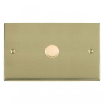 Hamilton Cheriton Victorian Polished Brass 1 Gang 1000W 2 Way Push On ...