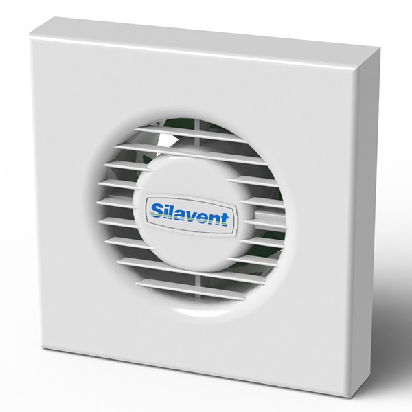 Silavent GLA100-PCBS back draught and pull cord 100mm energy efficient ...
