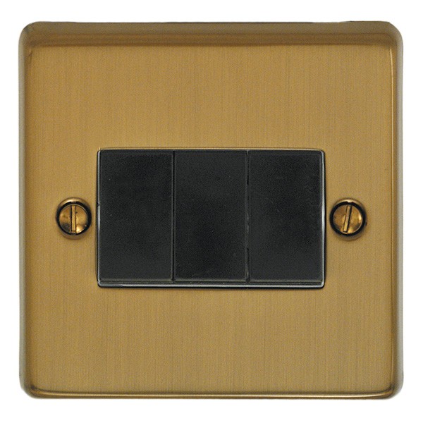 Focus SB Newbury NBA12.3B 3 gang 6 amp 2 way plaster depth rocker ...