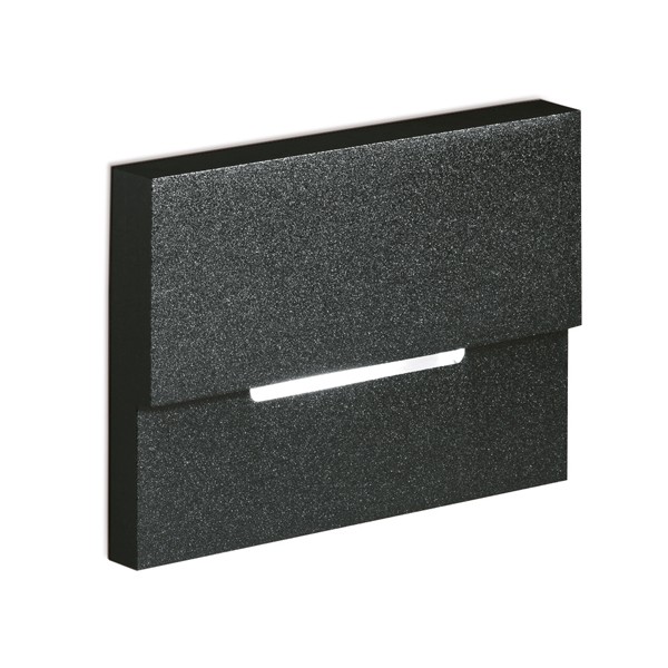 Aurora Lighting AU-STL592BLK 240V Aluminium IP66 LED Recessed Wall ...