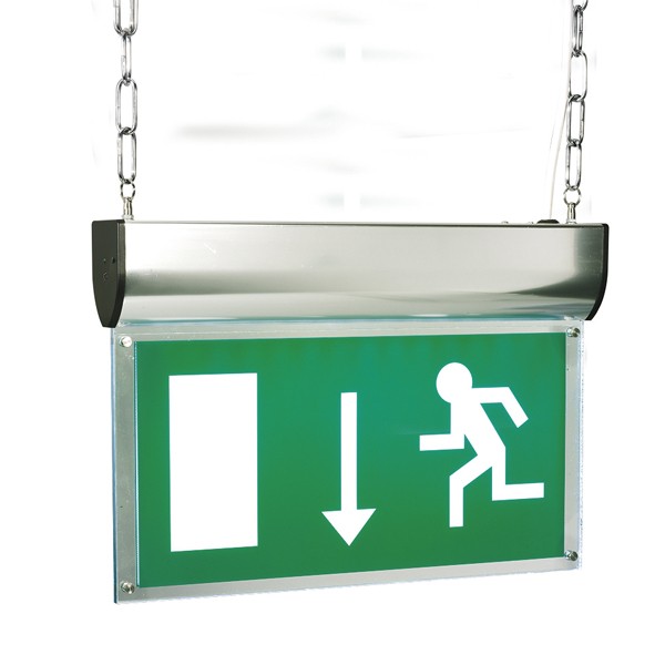 Aurora Lighting AU-LG3D AU-EMLED32 Down Emergency Exit Legend | UKES