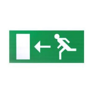 Aurora Lighting AU-LG7L AU-EMLED71 Left Emergency Exit Legend | UKES