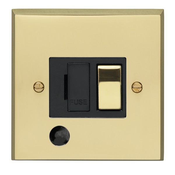 Eurolite Victorian Polished Brass 13amp Switched Fuse Spur Flex Outlet ...