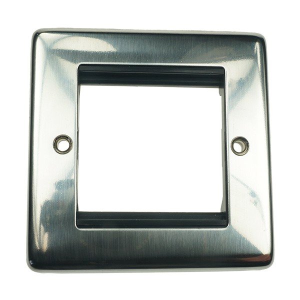 Eurolite Grid Polished Stainless Black Module Frame Single Plate with ...