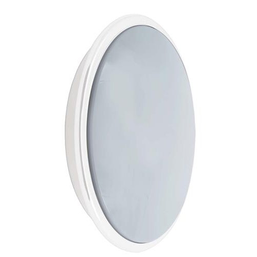 Ansell Lighting Eclipse 28W White Wall Light with Digital Dimming and ...