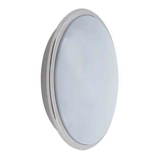 Ansell Lighting Eclipse 28W Satin Chrome Wall Light with Digital ...