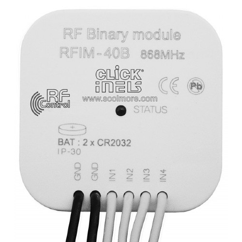 Click iNELS RFIM-40B 4 Channel Universal RF Switch Adapter (Box Mount ...