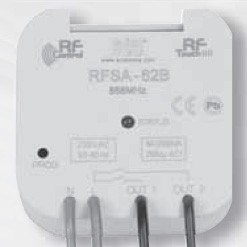 Click iNELS RFSA-62B RF 2 Channel 8A Multifunctional Switching Actuator ...