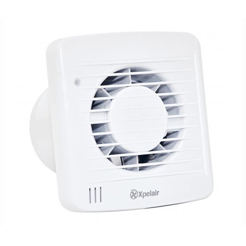 Xpelair SL100T 4 Slimline Single Speed AC Axial Fan With Timer | UKES