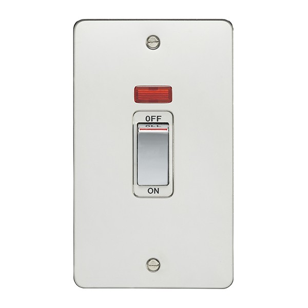 Eurolite Enhance Flat Plate Polished Stainless 2 Gang 45A Vertical ...