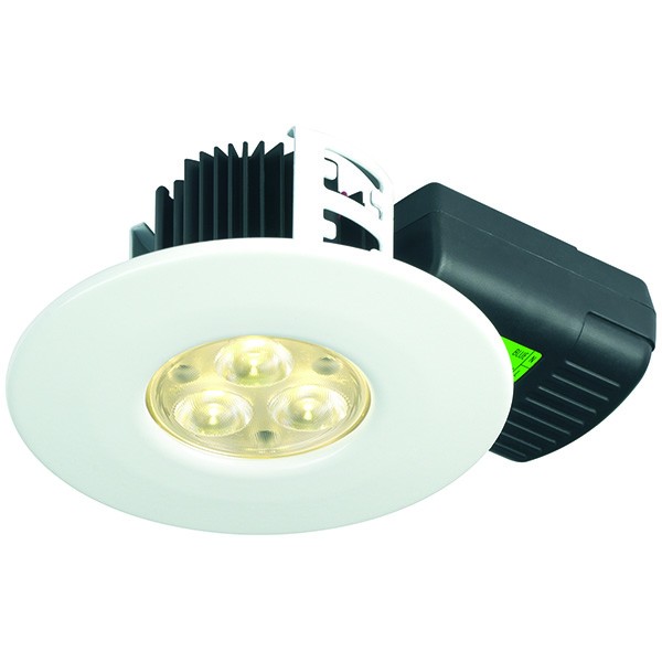 Collingwood Lighting Halers DL280WHNW H2 Lite White Fire Rated Neutral ...