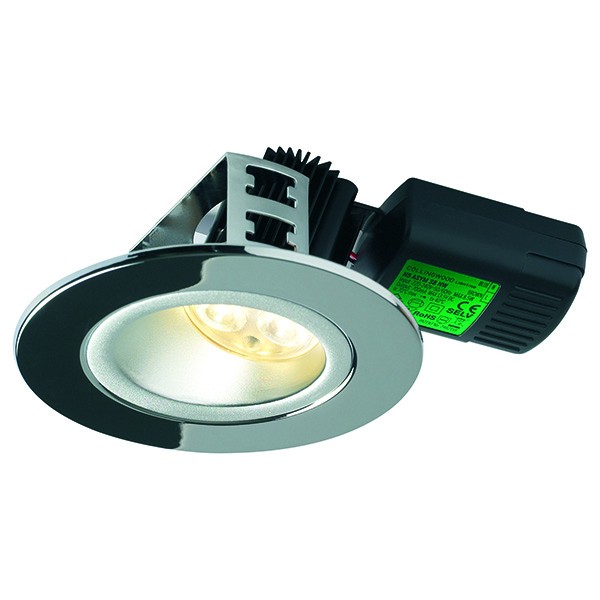 Collingwood Lighting Halers DL283CRWWDIM H5 500 Asymmetric Fire Rated ...