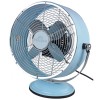 Fantasia Retro Desk Fan in Pale Blue | UKES
