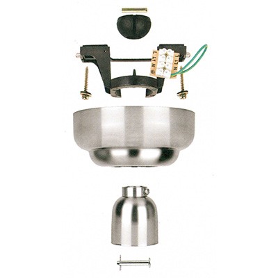 Fantasia Ceiling Fans Drop Mount Conversion Kit in White | UKES