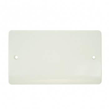 Click Mode Double White PVC Blank Plate, Switches and Sockets, UK ...