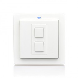 LightwaveRF White 2 Gang 1-way Dimmer 250W at UK Electrical Supplies.