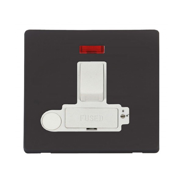 Click Definity Flat Plate Screwless Lockable 13A Switched Fused ...