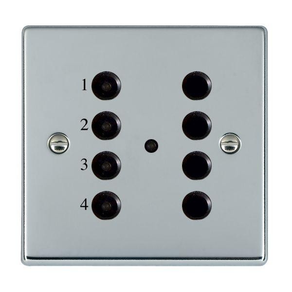 Hamilton Hartland Bright Chrome 4 Circuit 8 Button Master Control Panel ...