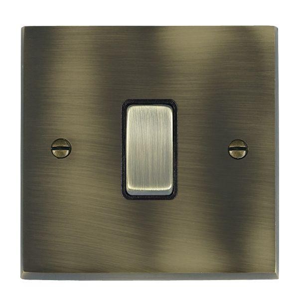 Hamilton Cheriton Victorian Antique Brass 1 Gang Push To Make ...