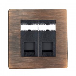 Hamilton Sheer CFX Copper Bronze Switches and Sockets at UK Electrical ...