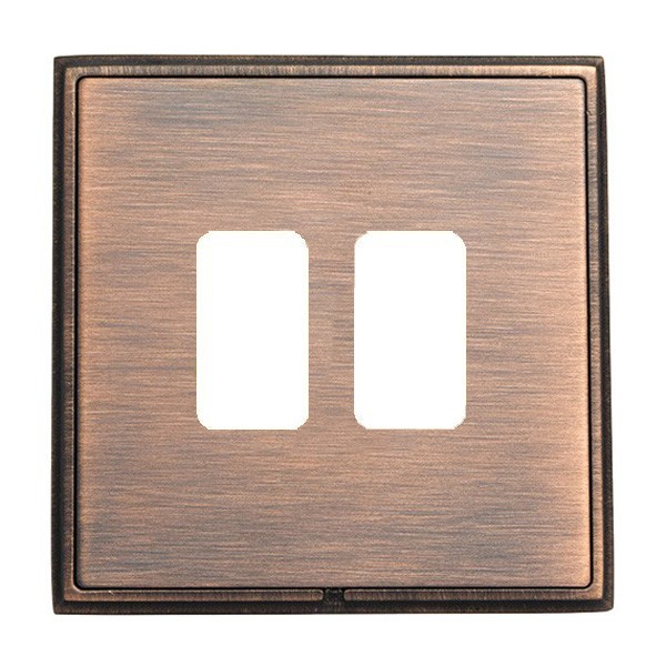 Hamilton Linea-Rondo CFX Copper Bronze Frame/Copper Bronze Plate 2 Gang ...