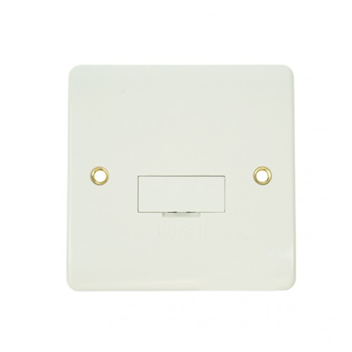 Click Mode 13amp White PVC Fused Spur Connection Unit, Switches and ...