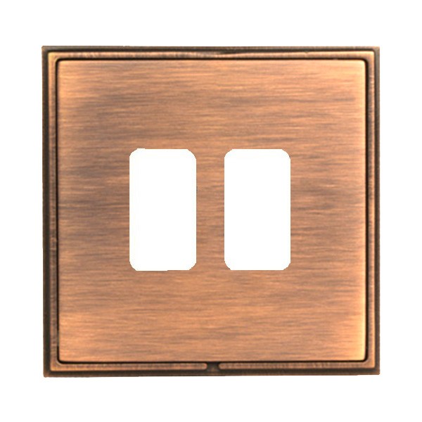 Hamilton Linea-Scala CFX Copper Bronze Frame/Copper Bronze Plate 2 Gang ...