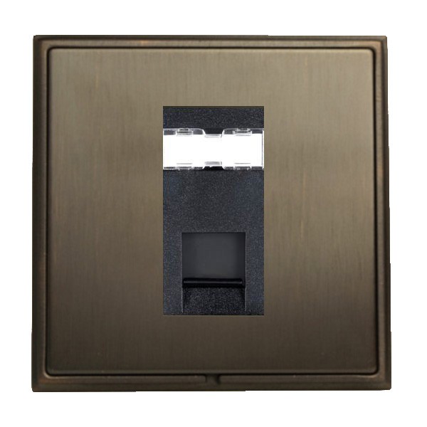 Hamilton Linea-Scala CFX Etrium Bronze Frame/Etrium Bronze Plate 1 Gang ...