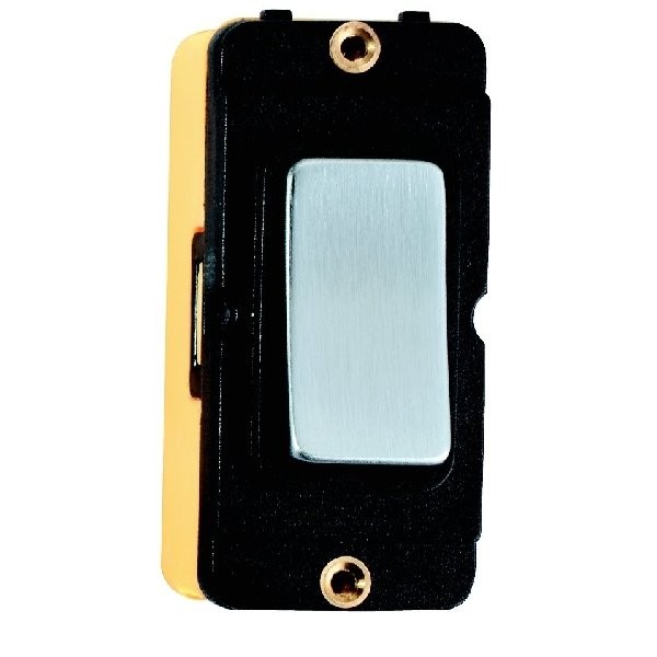 Hamilton GRID-IT 10AX 2 Way and Off Retractive Switch Module with Satin ...