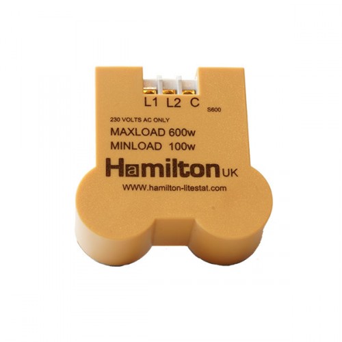 Hamilton 600W 2 Way Leading Edge Push On/Off Resistive Dimmer Module | UKES