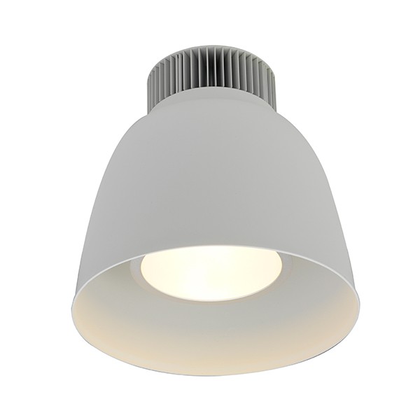 Ansell Lighting Decco 29W 3000K Matt White LED Pendant Light | UKES