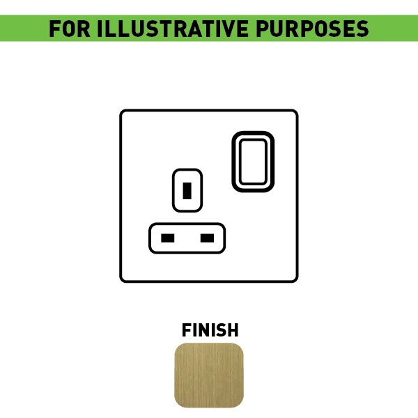 Focus SB Uxbridge UAB18.1B 1 gang 13 amp switched socket in Antique ...