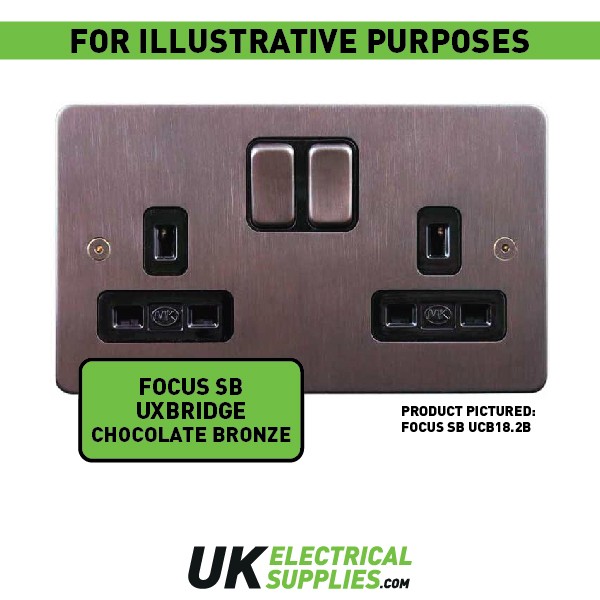 Focus SB Uxbridge UCB11.1B 1 gang 20 amp 2 way rocker switch in ...