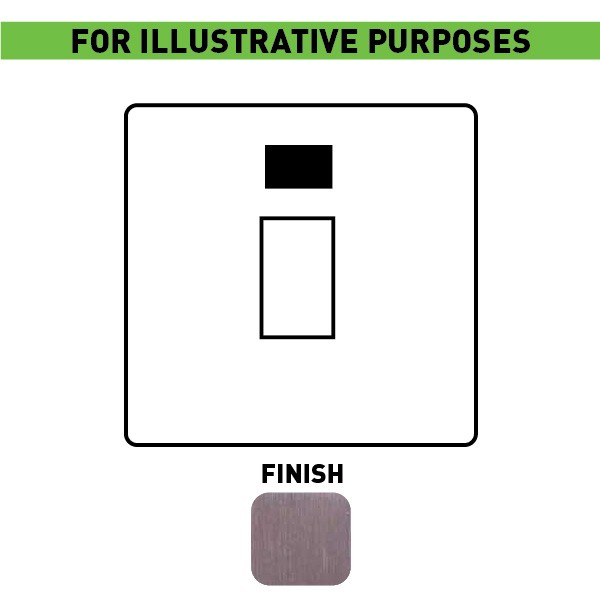 Focus SB Uxbridge UCB30.1 1 gang 20 amp double pole rocker switch with ...